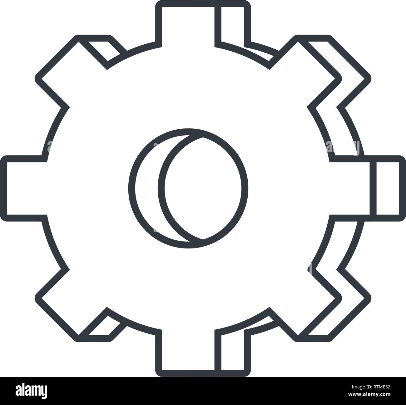 technology gears support cartoon Stock Vector Image & Art - Alamy