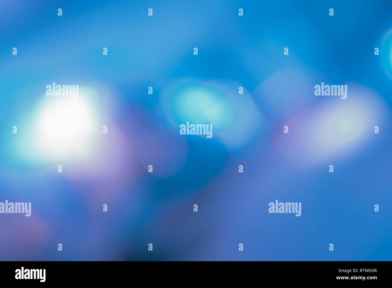 Abstract blue glitter color bokeh, focus soft blur. Abstract background ...