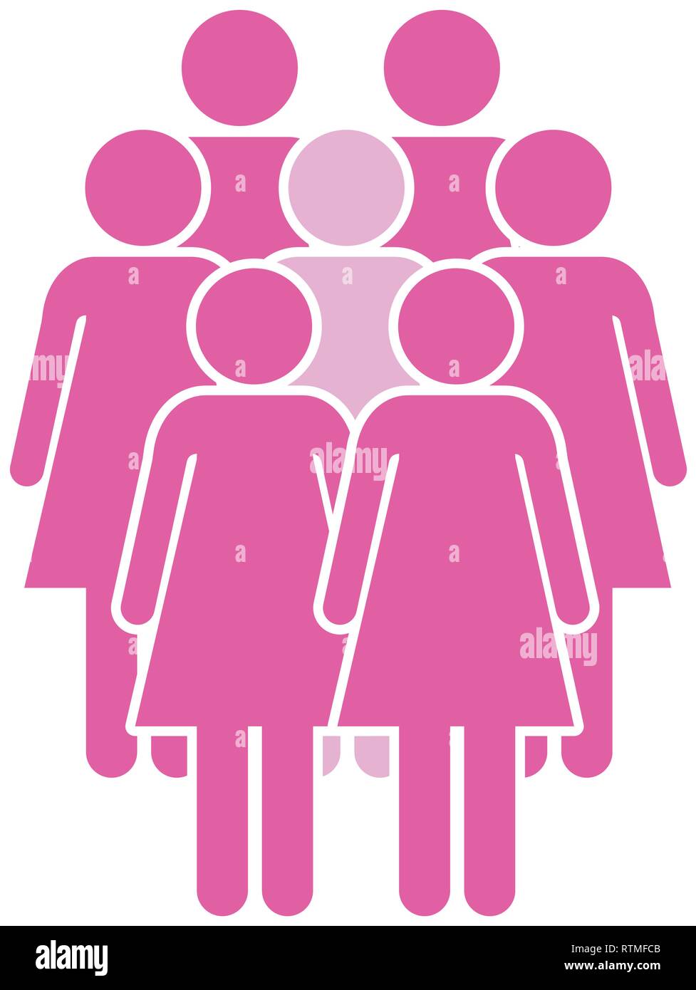 women pictogram cartoon Stock Vector Image & Art - Alamy
