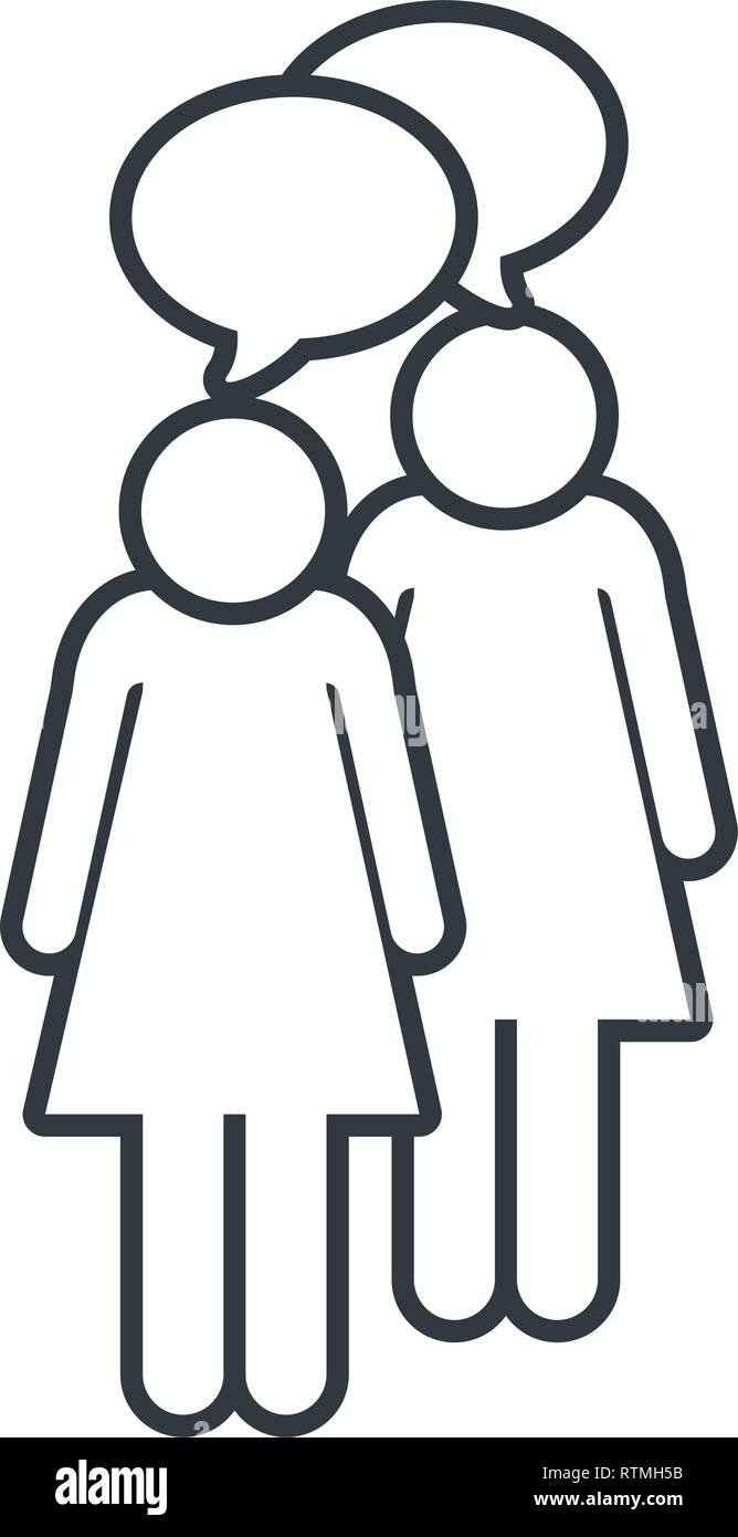 women pictogram cartoon Stock Vector Image & Art - Alamy