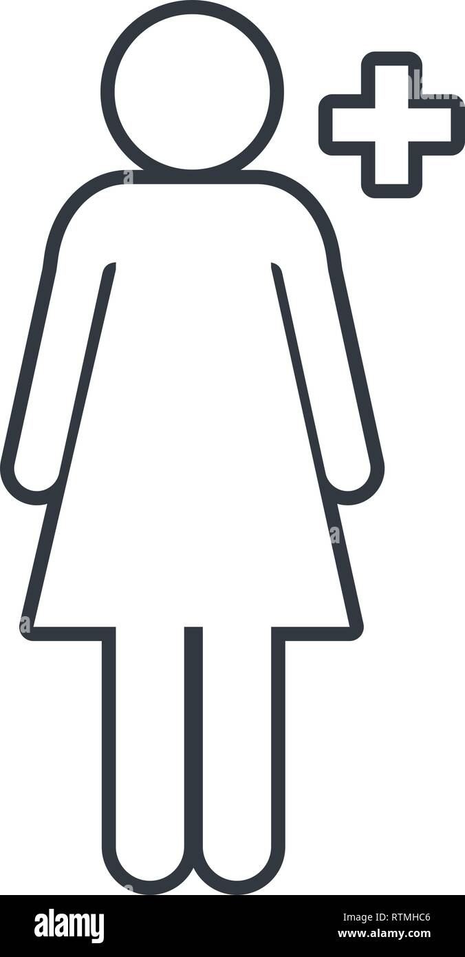 woman pictogram cartoon Stock Vector Image & Art - Alamy