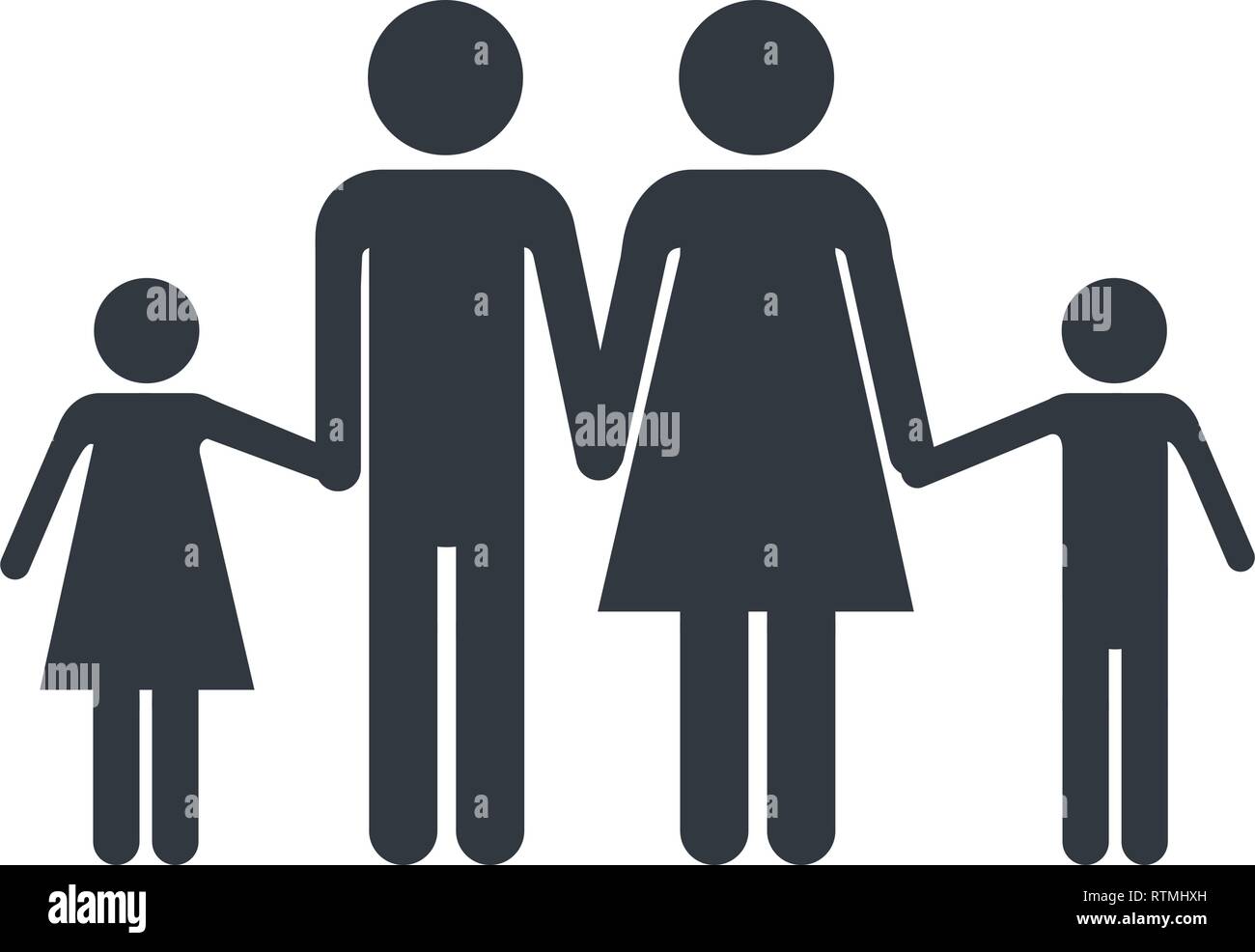 family pictogram cartoon Stock Vector Image & Art - Alamy