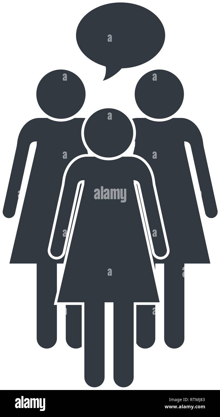 women pictogram cartoon Stock Vector Image & Art - Alamy