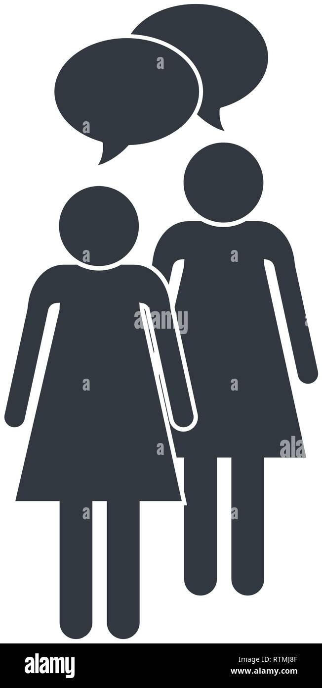 women pictogram cartoon Stock Vector Image & Art - Alamy