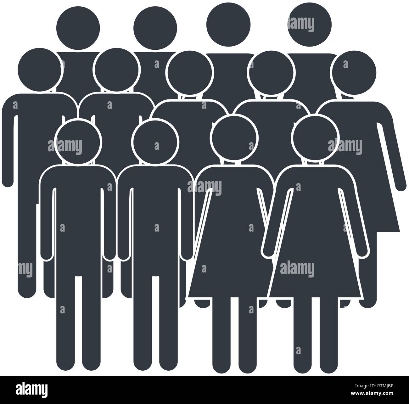 human pictogram cartoon Stock Vector Image & Art - Alamy