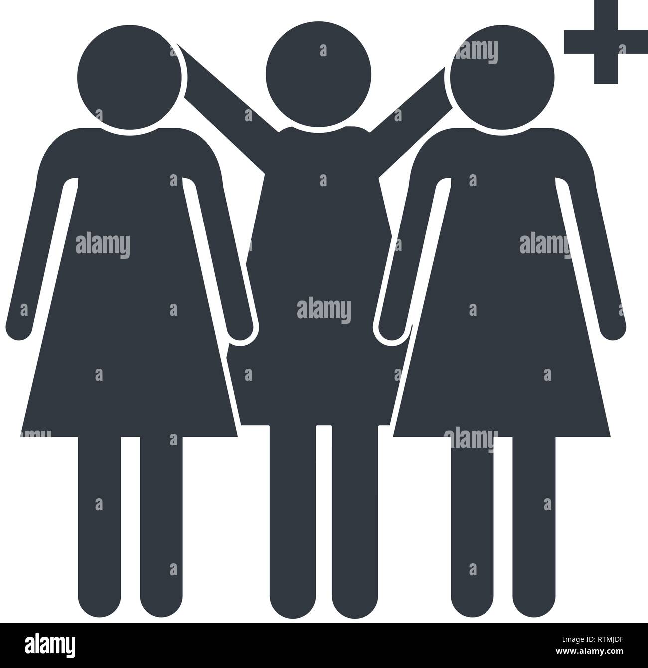 women pictogram cartoon Stock Vector Image & Art - Alamy