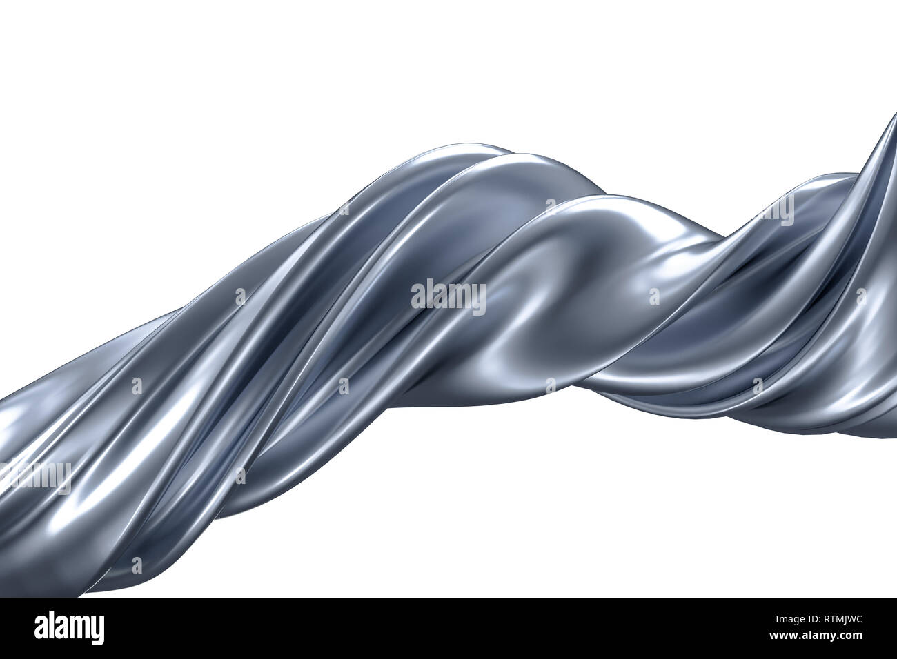 3d rendering, blue metalic surface and graphic design background Stock ...