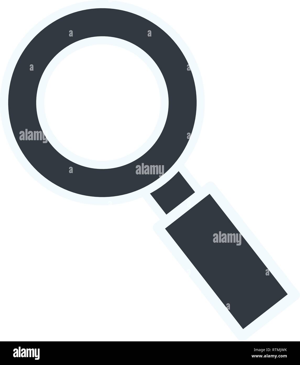 magnifying glass cartoon Stock Vector Image & Art - Alamy