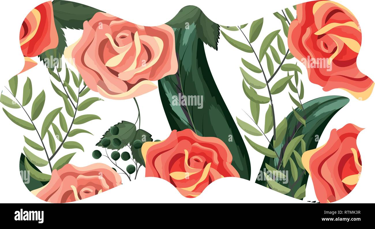 Spring floral frame Stock Vector Image & Art - Alamy