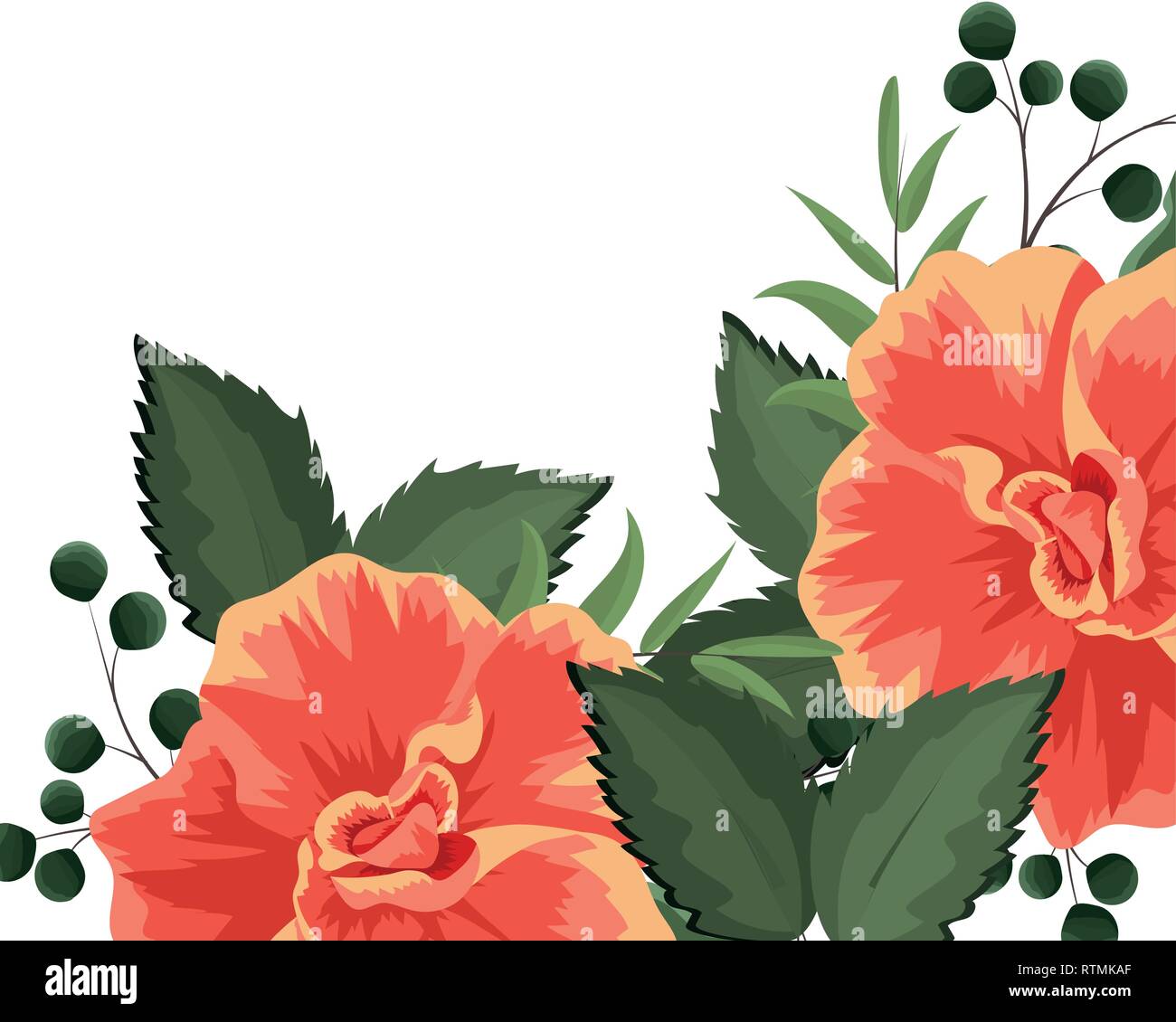 Spring floral frame Stock Vector Image & Art - Alamy
