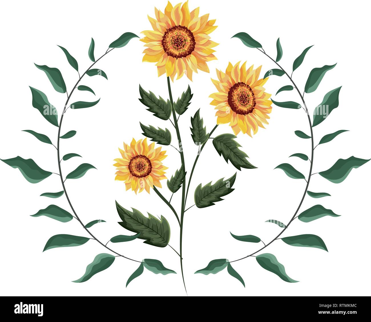 Spring floral frame Stock Vector Image & Art - Alamy