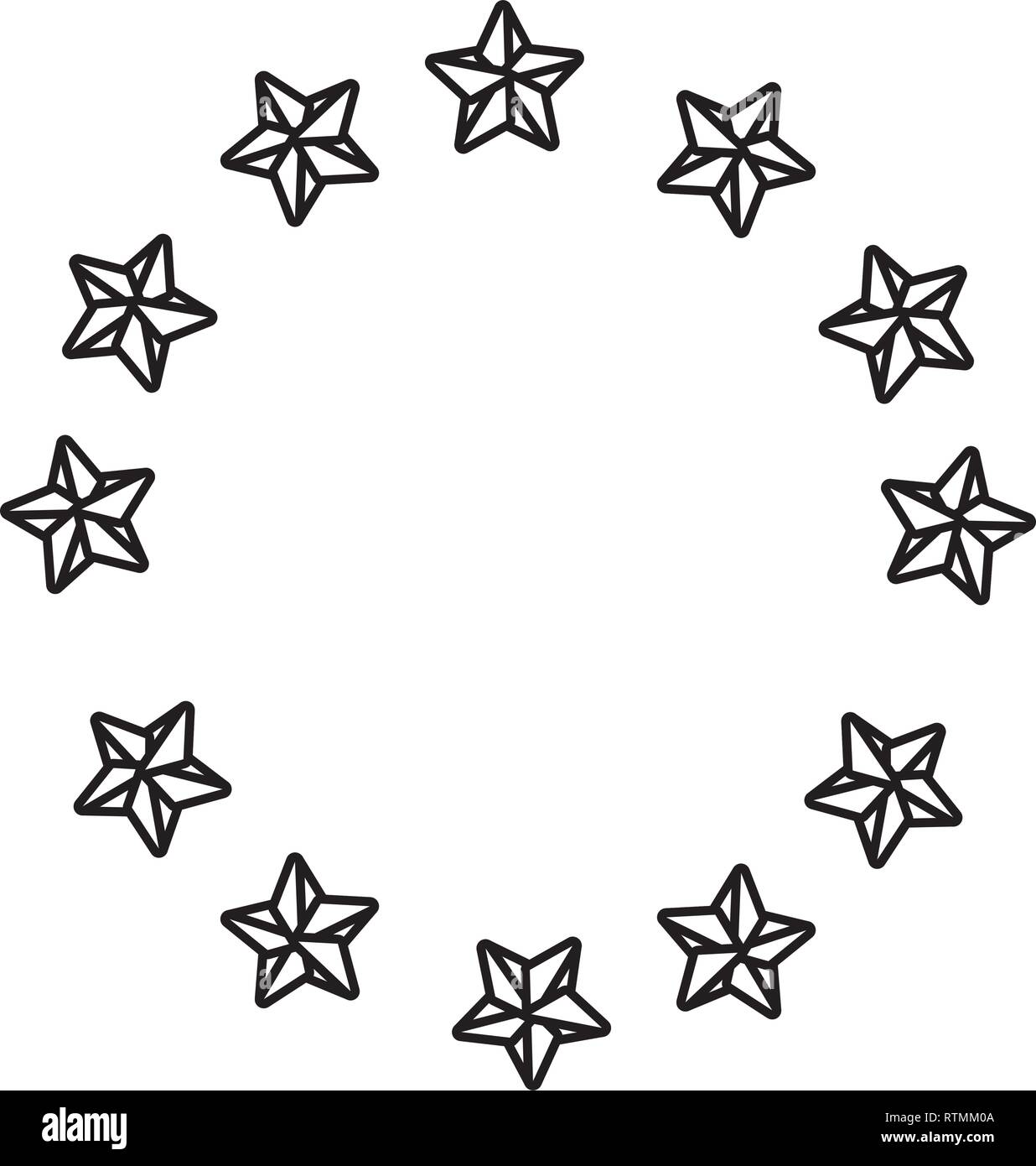 Glitter round frame Black and White Stock Photos & Images - Alamy