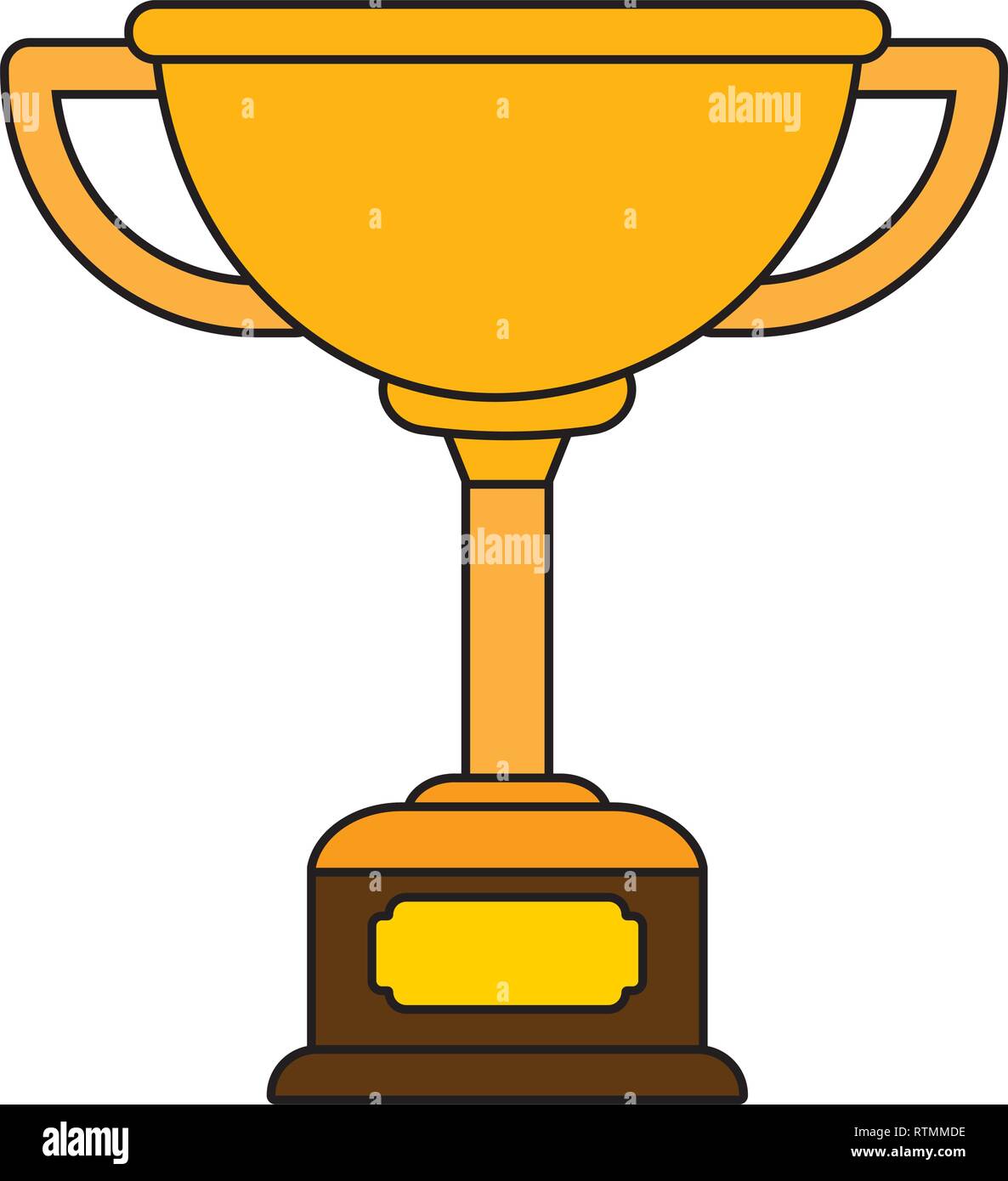Trophy cup award symbol Stock Vector Image & Art - Alamy