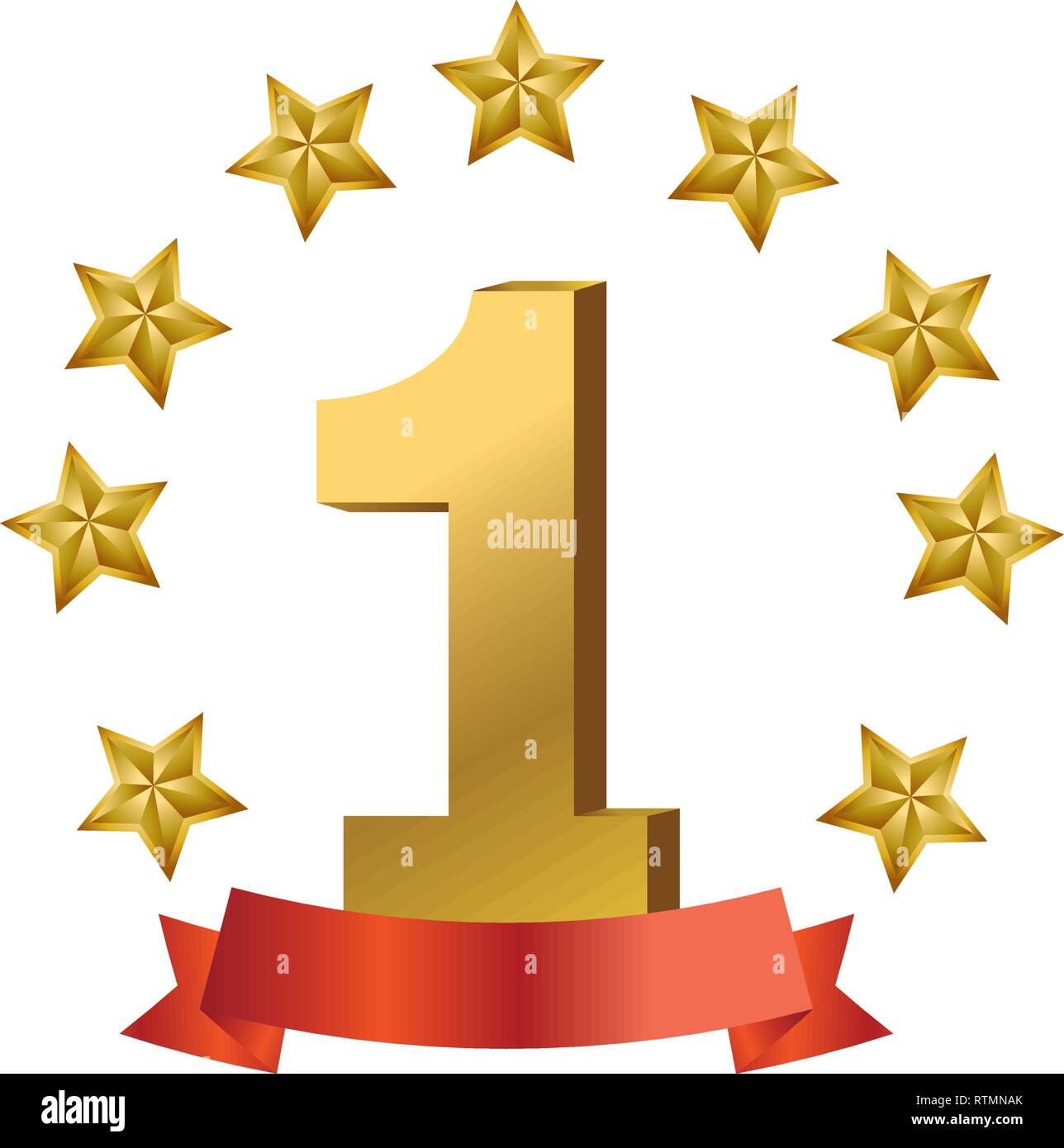 First place award symbol Stock Vector Image & Art - Alamy