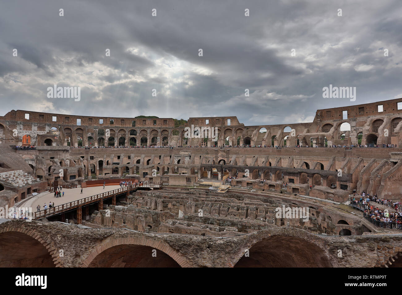 Colosseum in Rome, Italy. Ancient Roman Colosseum is one of the main ...
