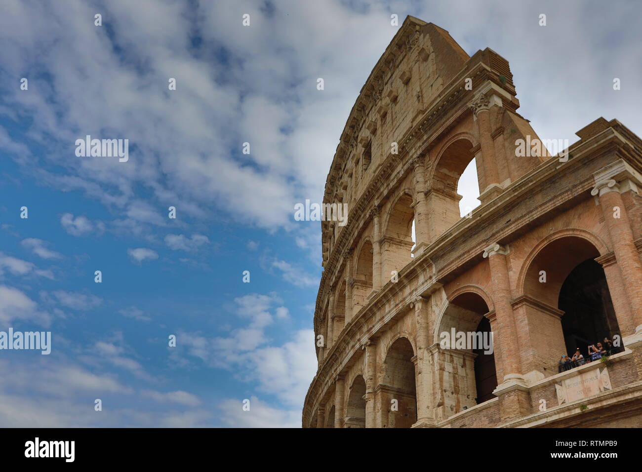 Colosseum in Rome, Italy. Ancient Roman Colosseum is one of the main ...
