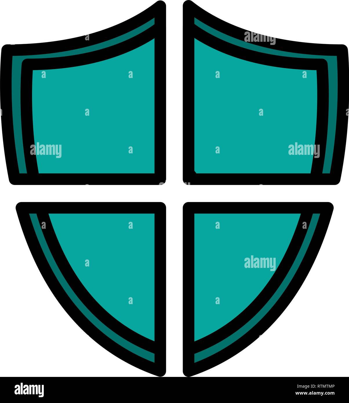 shield security isolated icon vector illustration design Stock Vector ...