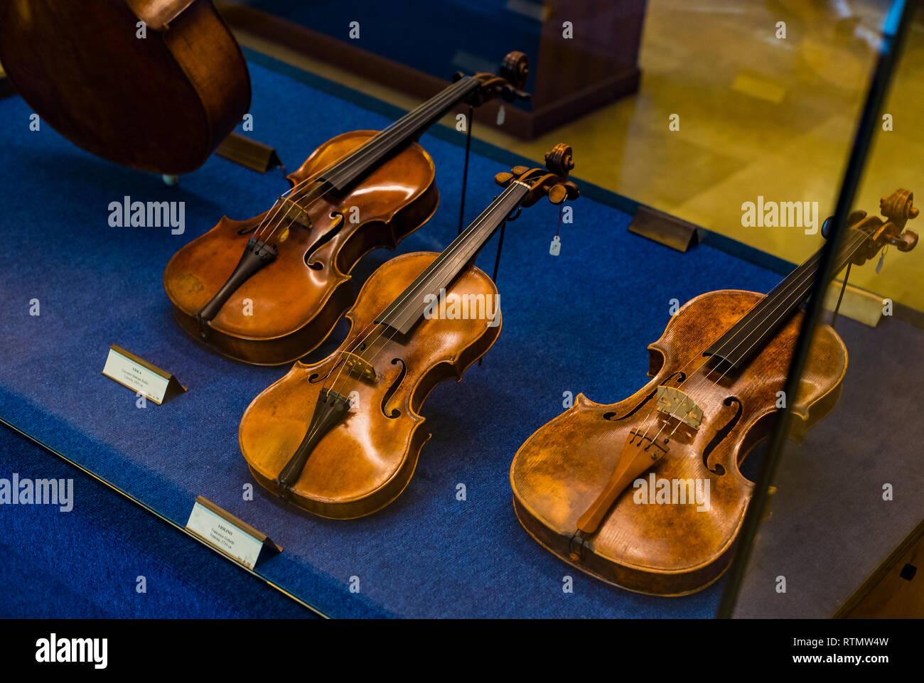 6 JUNE 2018, MILAN, ITALY: Exhibition of musical instruments of Milan ...