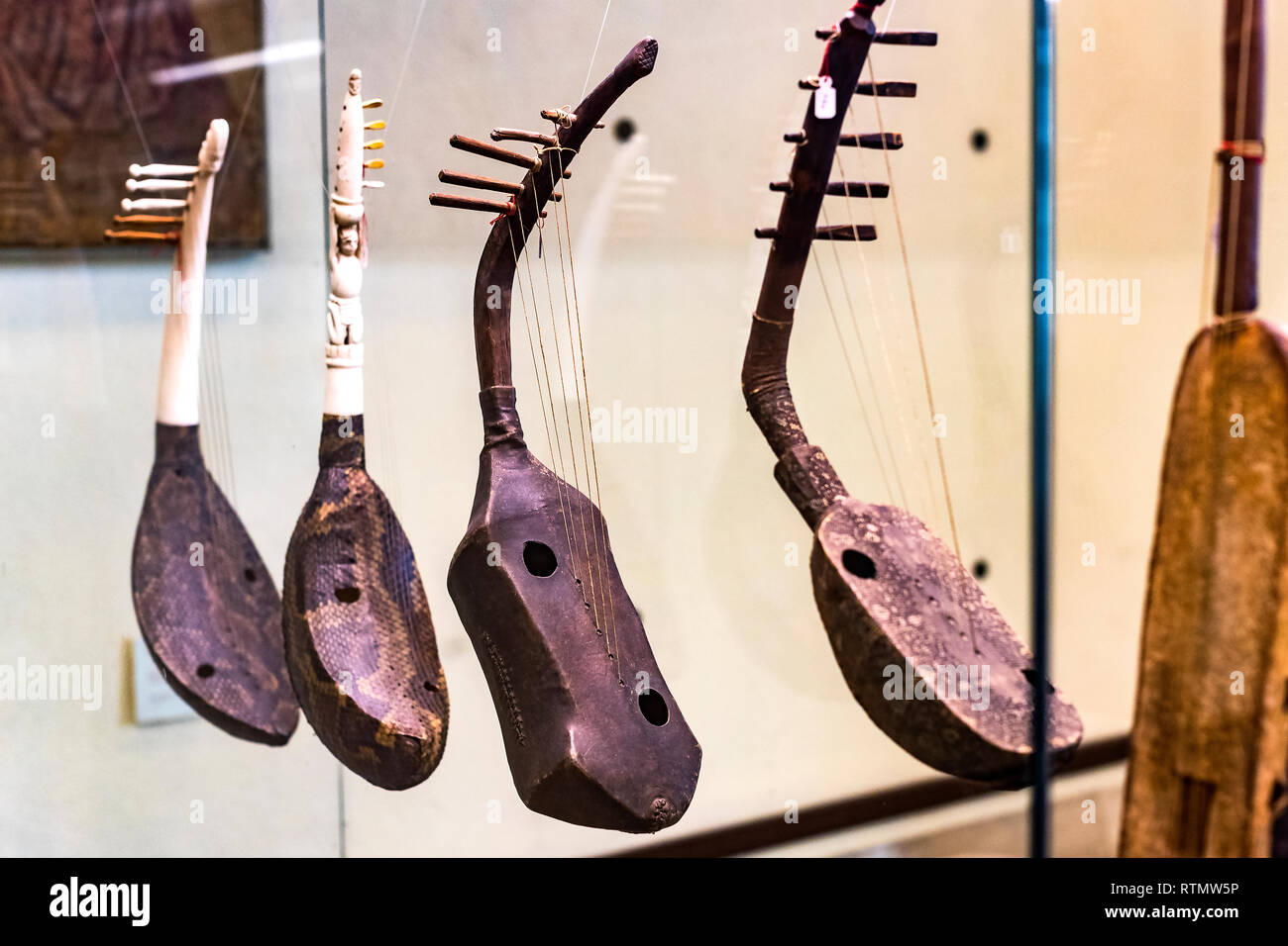 6 JUNE 2018, MILAN, ITALY: Exhibition of musical instruments of Milan ...