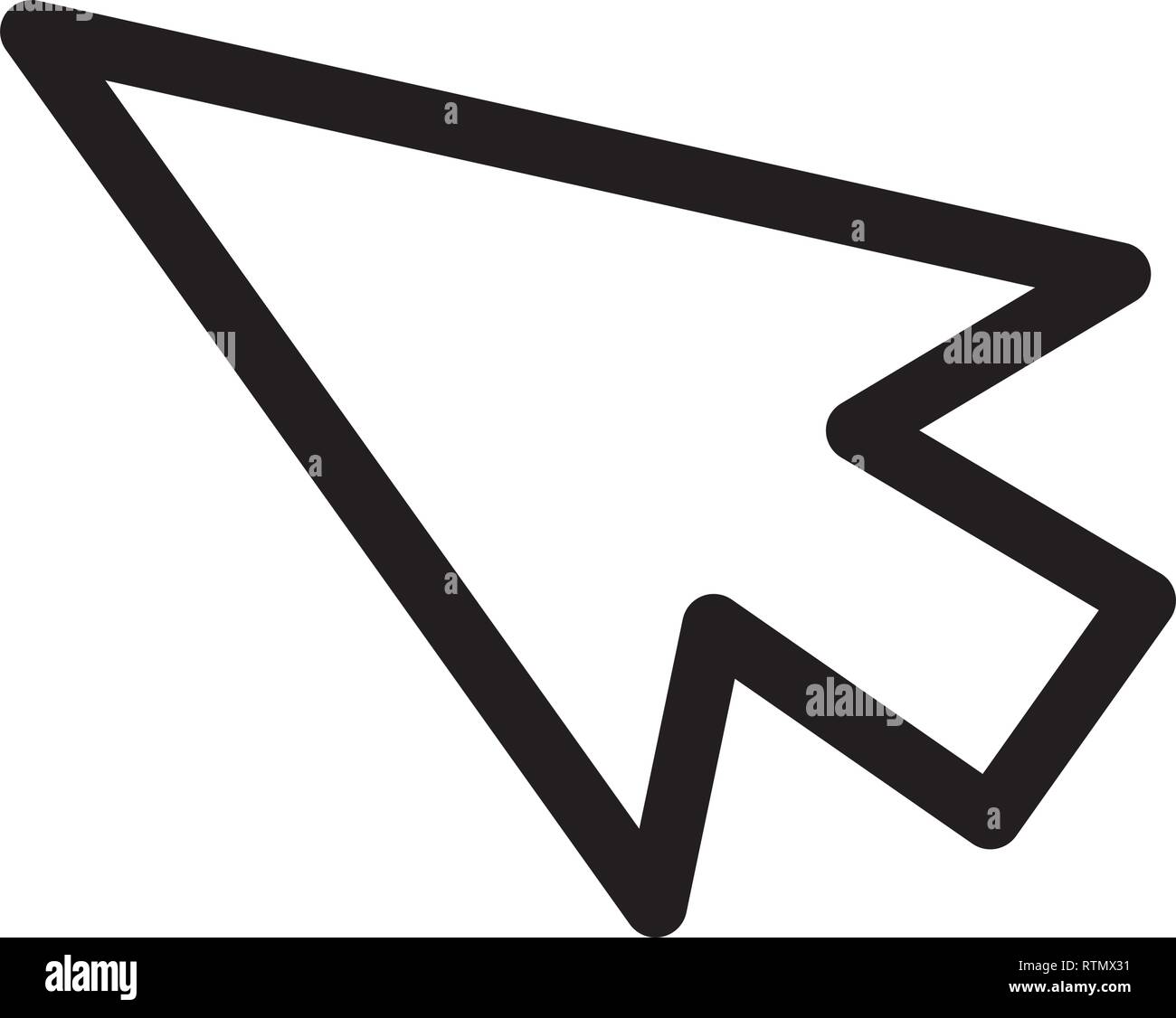 arrow mouse cursor icon vector illustration design Stock Vector Image ...