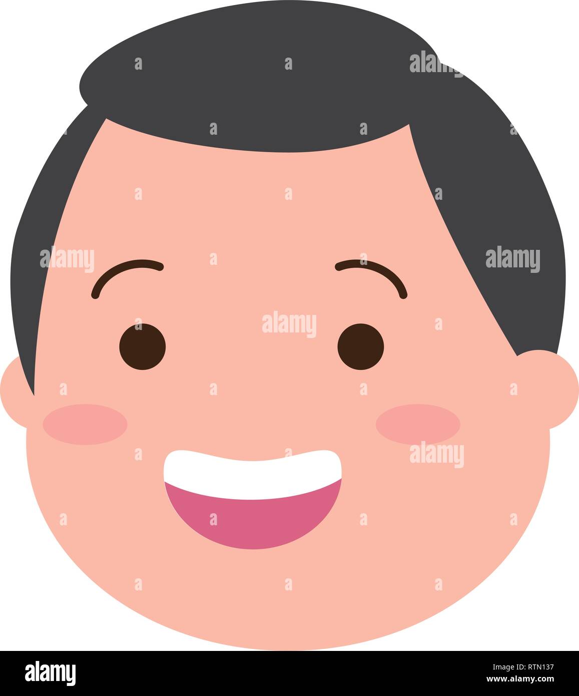 smiling man face Stock Vector Image & Art - Alamy