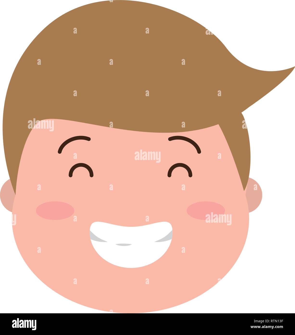 smiling man face Stock Vector Image & Art - Alamy