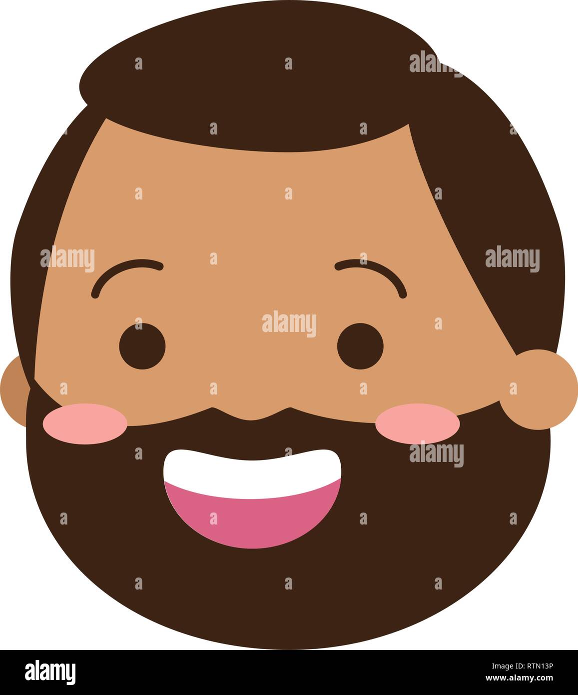 smiling man face Stock Vector Image & Art - Alamy
