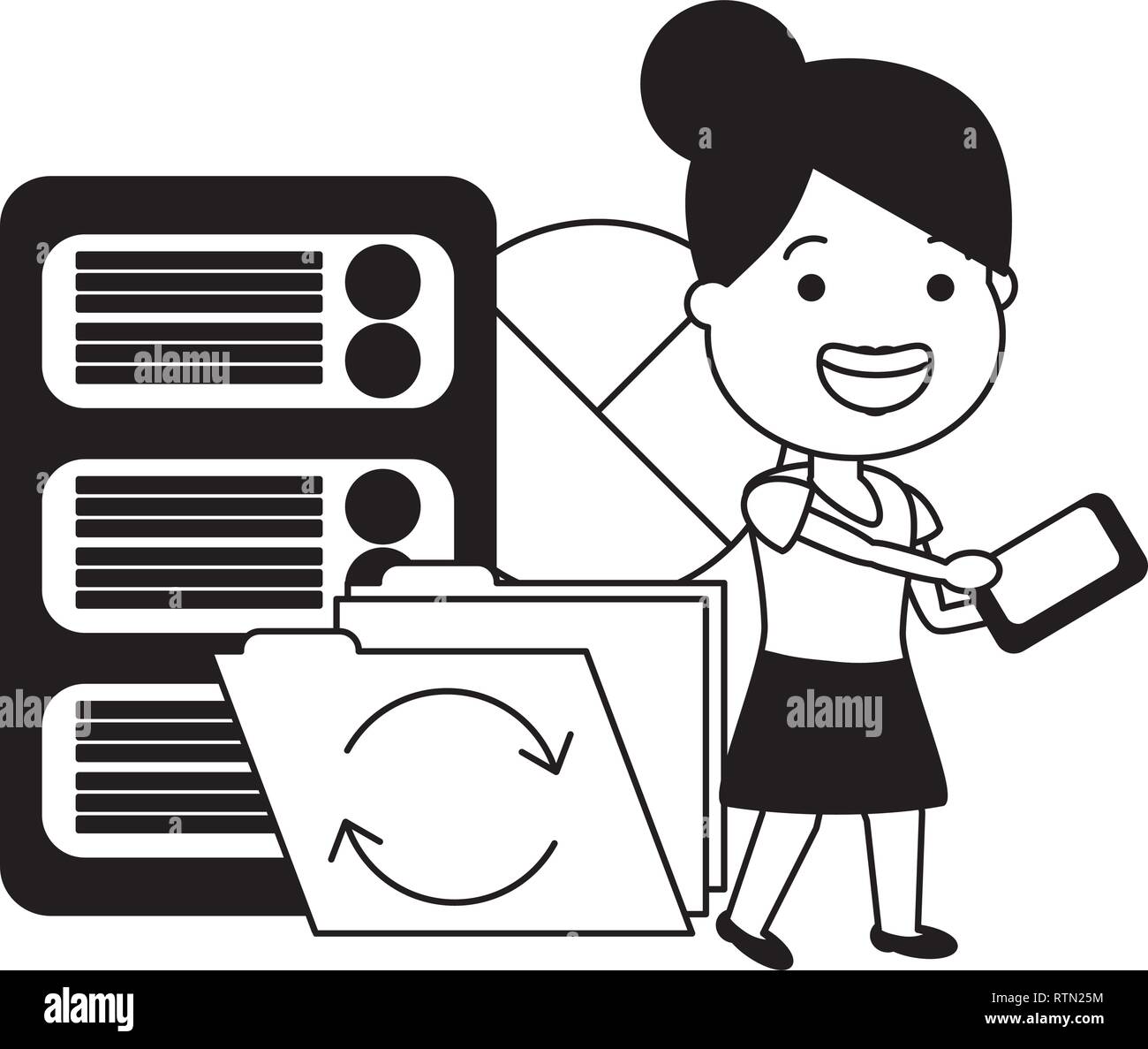 people big data Stock Vector Image & Art - Alamy