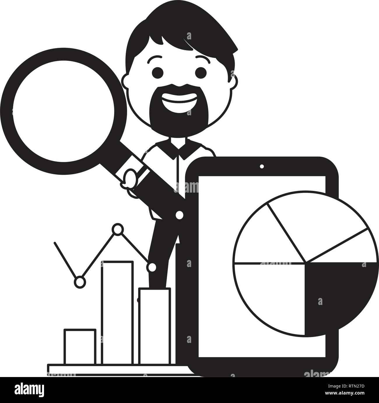people big data Stock Vector Image & Art - Alamy