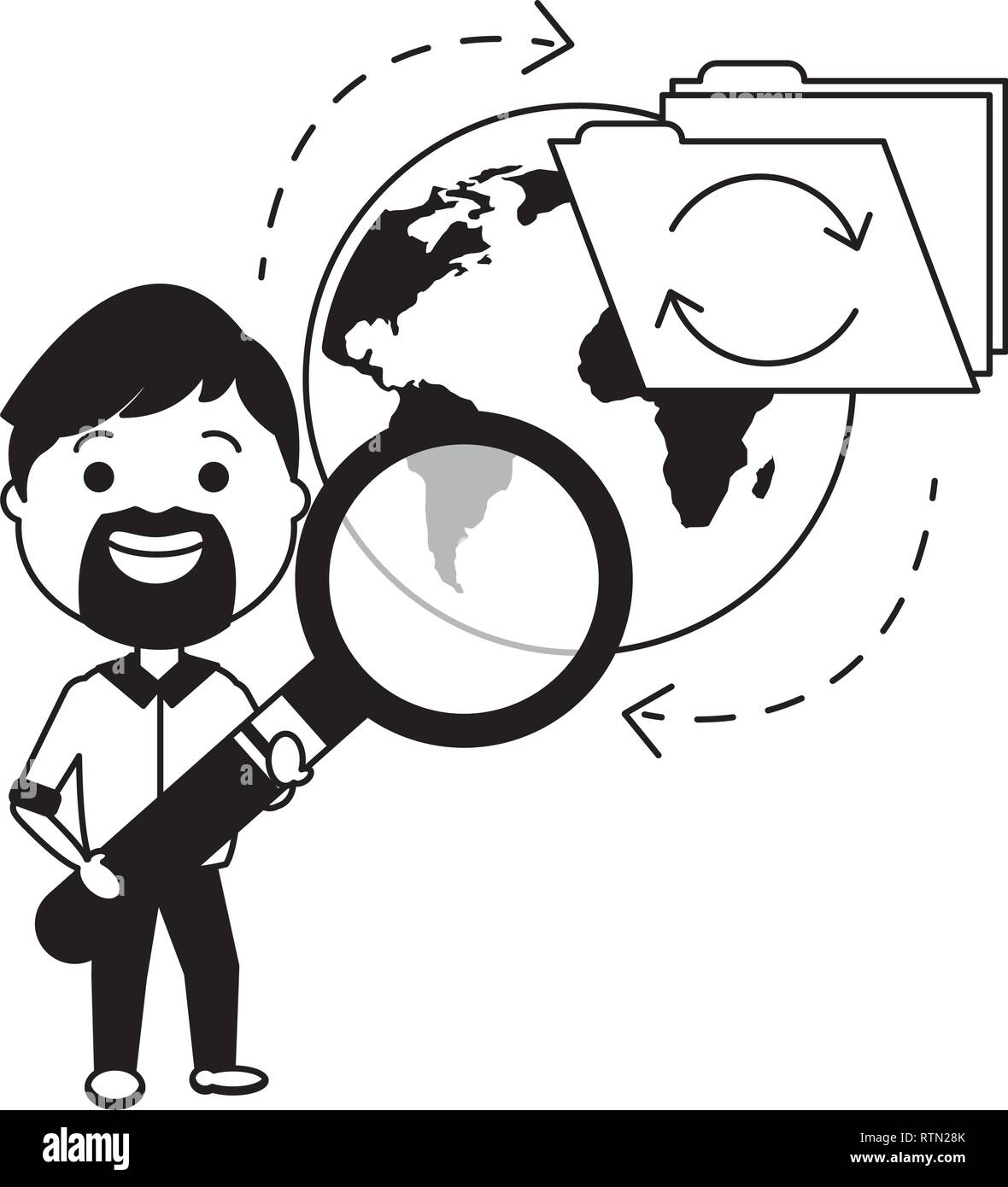 people big data Stock Vector Image & Art - Alamy