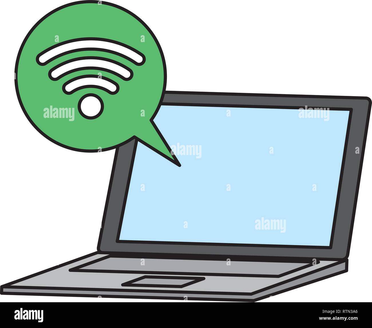 Bubble computer website global Stock Vector Images - Alamy