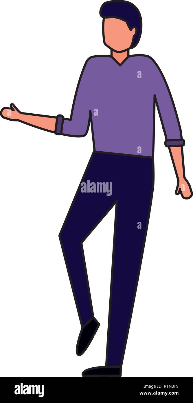 man character standing Stock Vector Image & Art - Alamy
