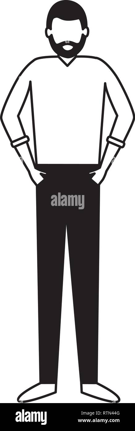 man character standing Stock Vector Image & Art - Alamy