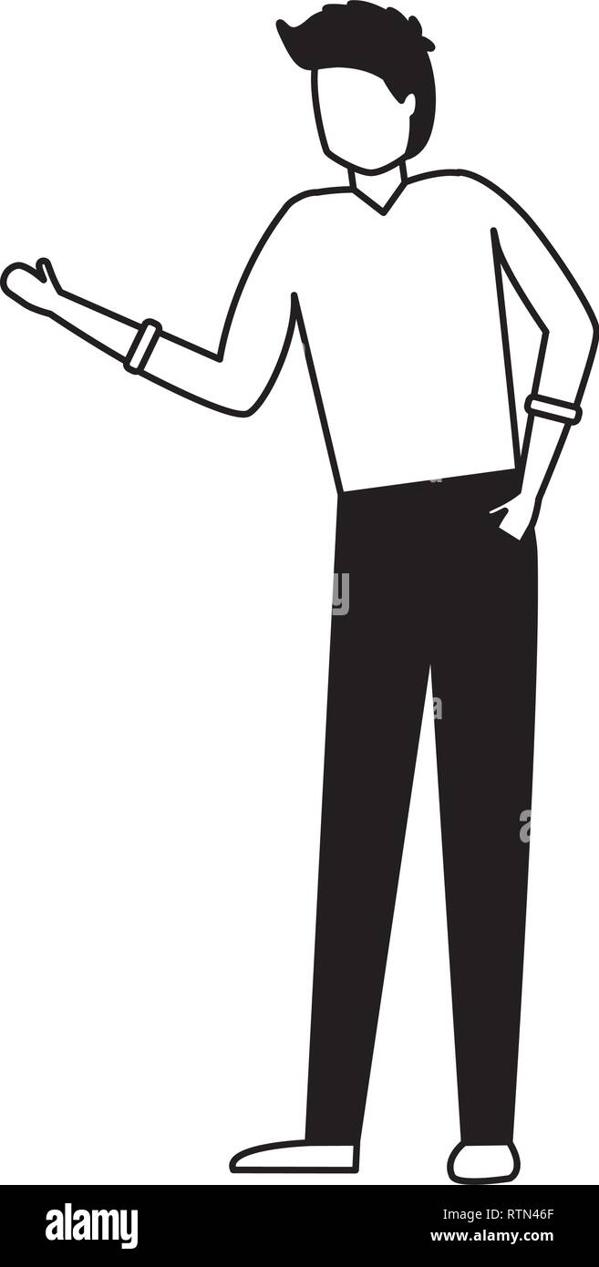 man character standing Stock Vector Image & Art - Alamy