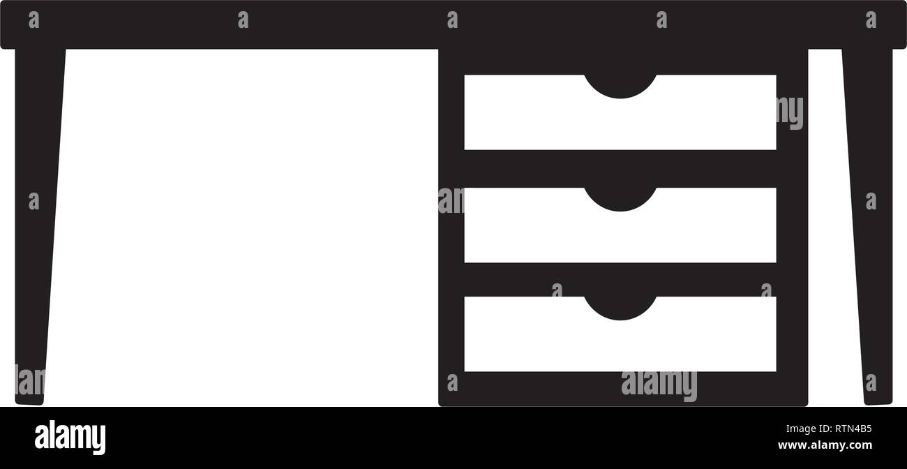 office desk drawers Stock Vector Image & Art - Alamy