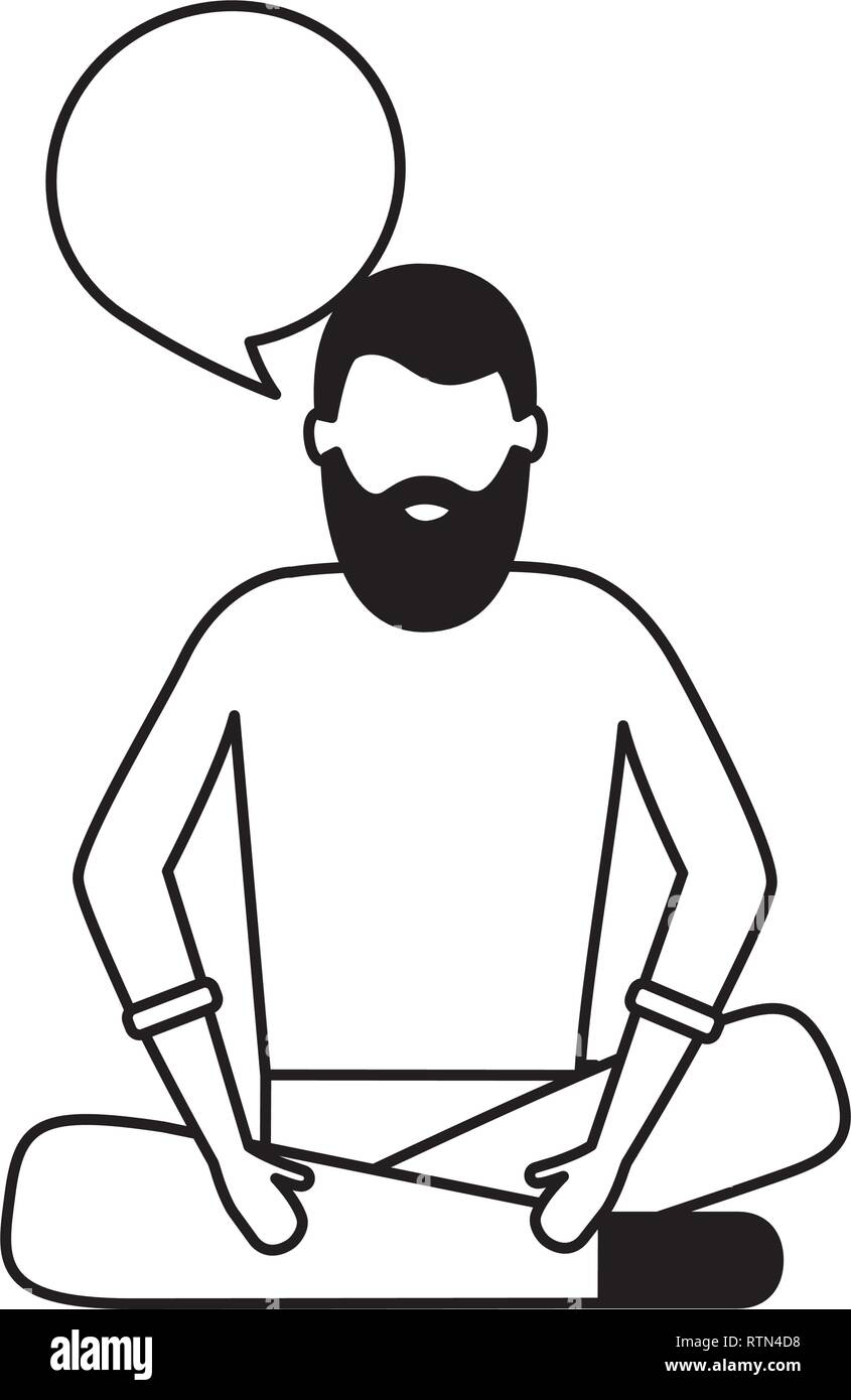 Sitting talk Stock Vector Images - Alamy