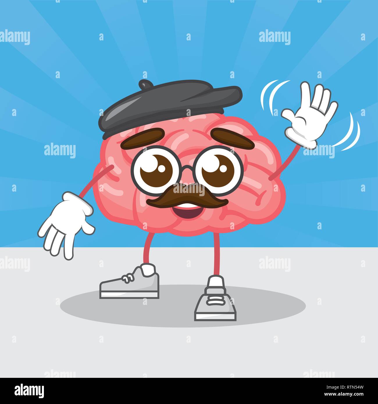 cartoon brain creativity Stock Vector Image & Art - Alamy