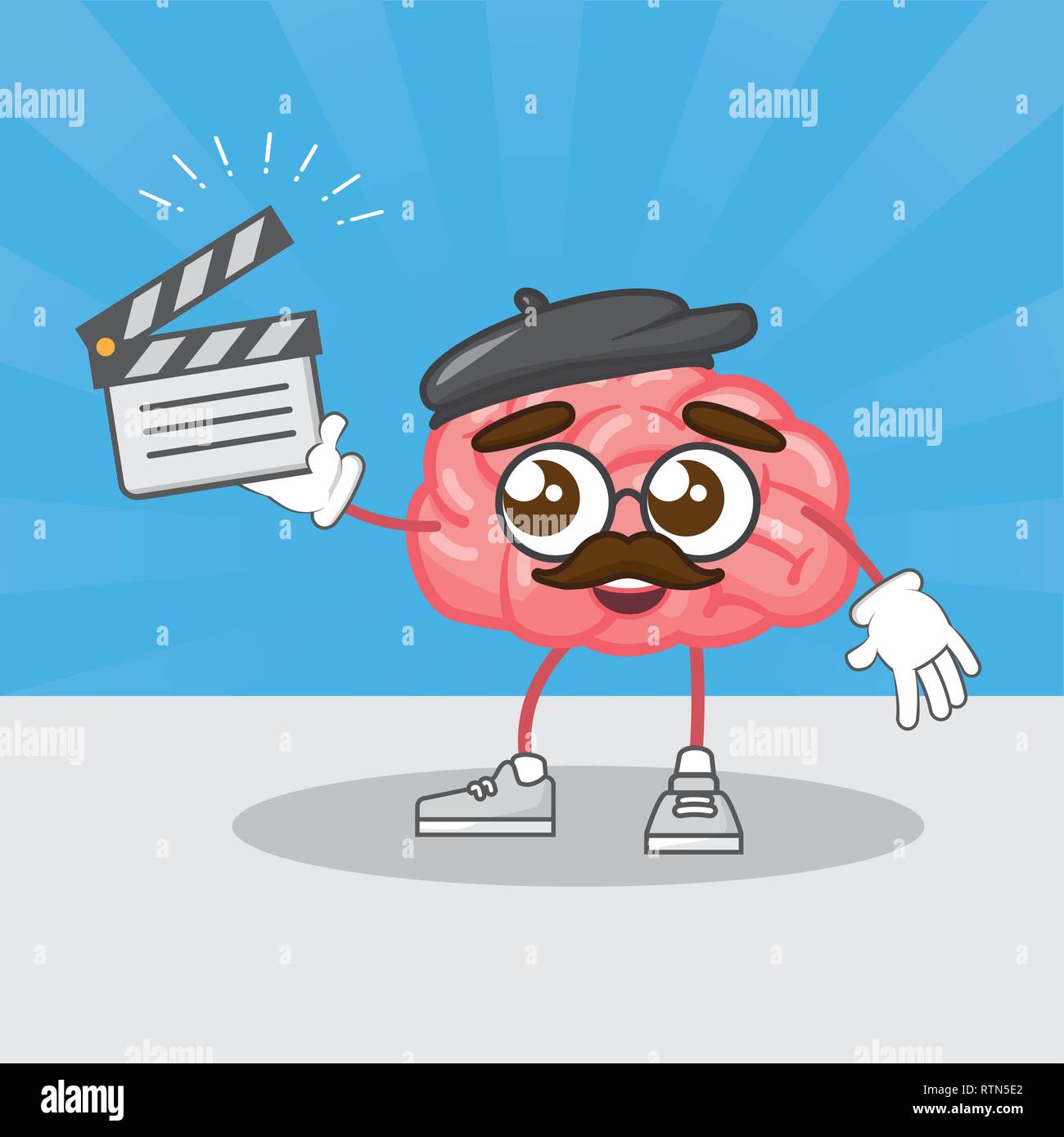 cartoon brain creativity Stock Vector Image & Art - Alamy