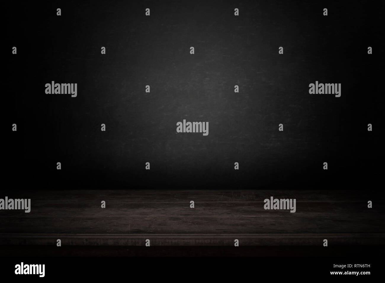 blank table with dark background Stock Photo - Alamy