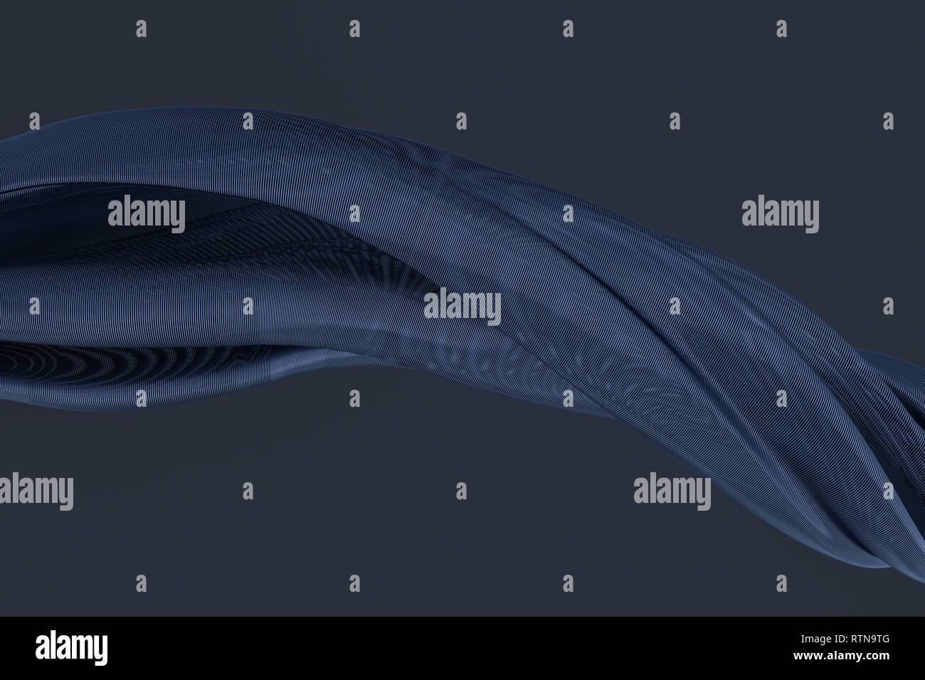 3d rendering, blue metalic surface and graphic design background Stock ...