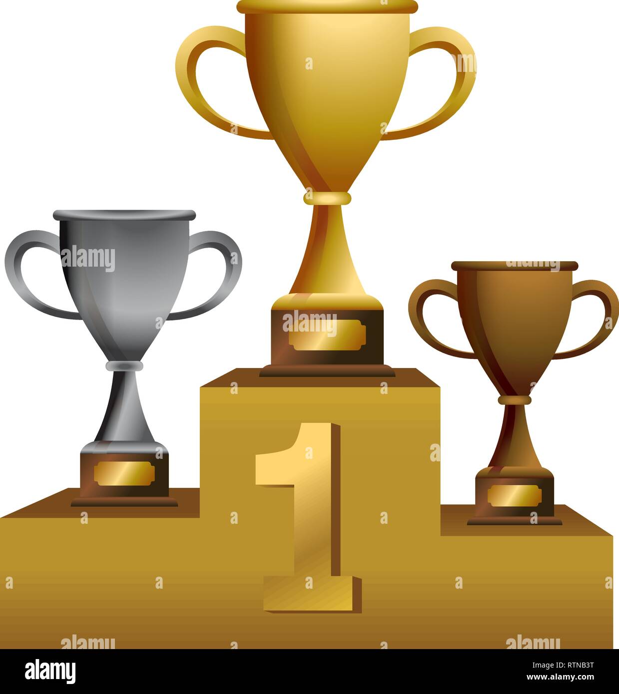 Tournament cups Stock Vector Images - Alamy