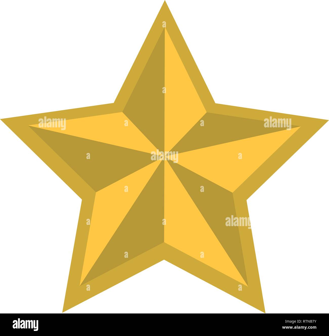 Gold star symbol isolated Stock Vector Image & Art - Alamy