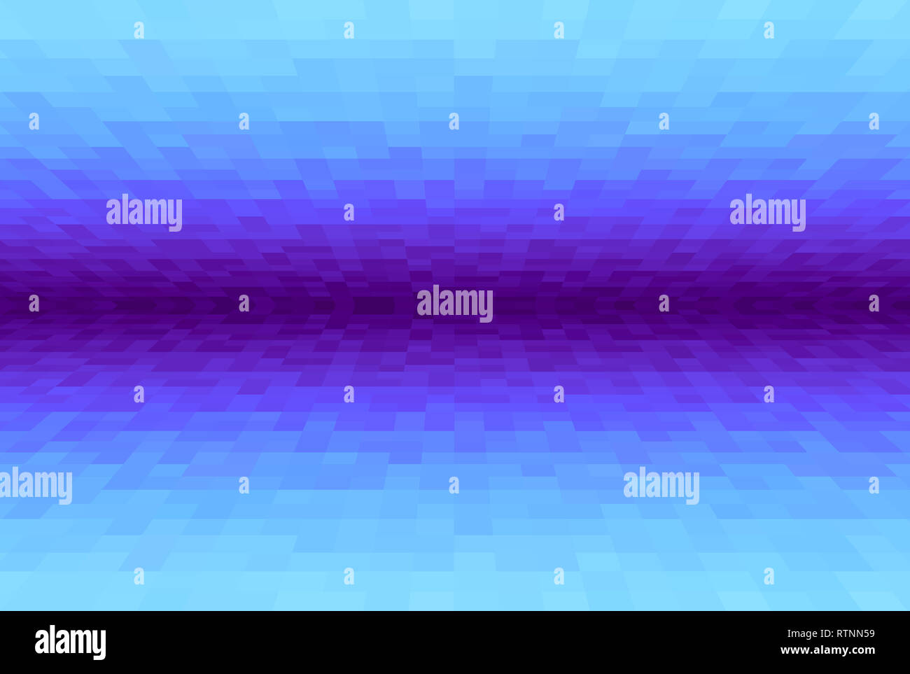 Abstract violet and cyan gradient background. Texture with pixel square ...