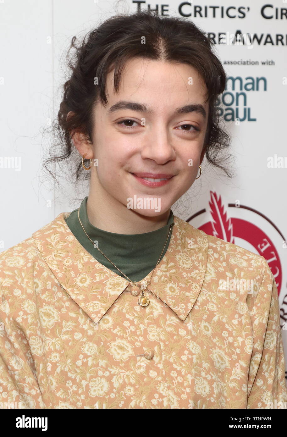 The critics circle theatre awards london hi-res stock photography and ...