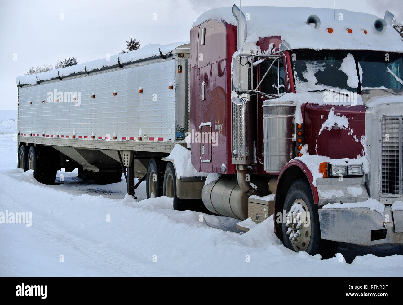 Grain semi truck hi-res stock photography and images - Alamy