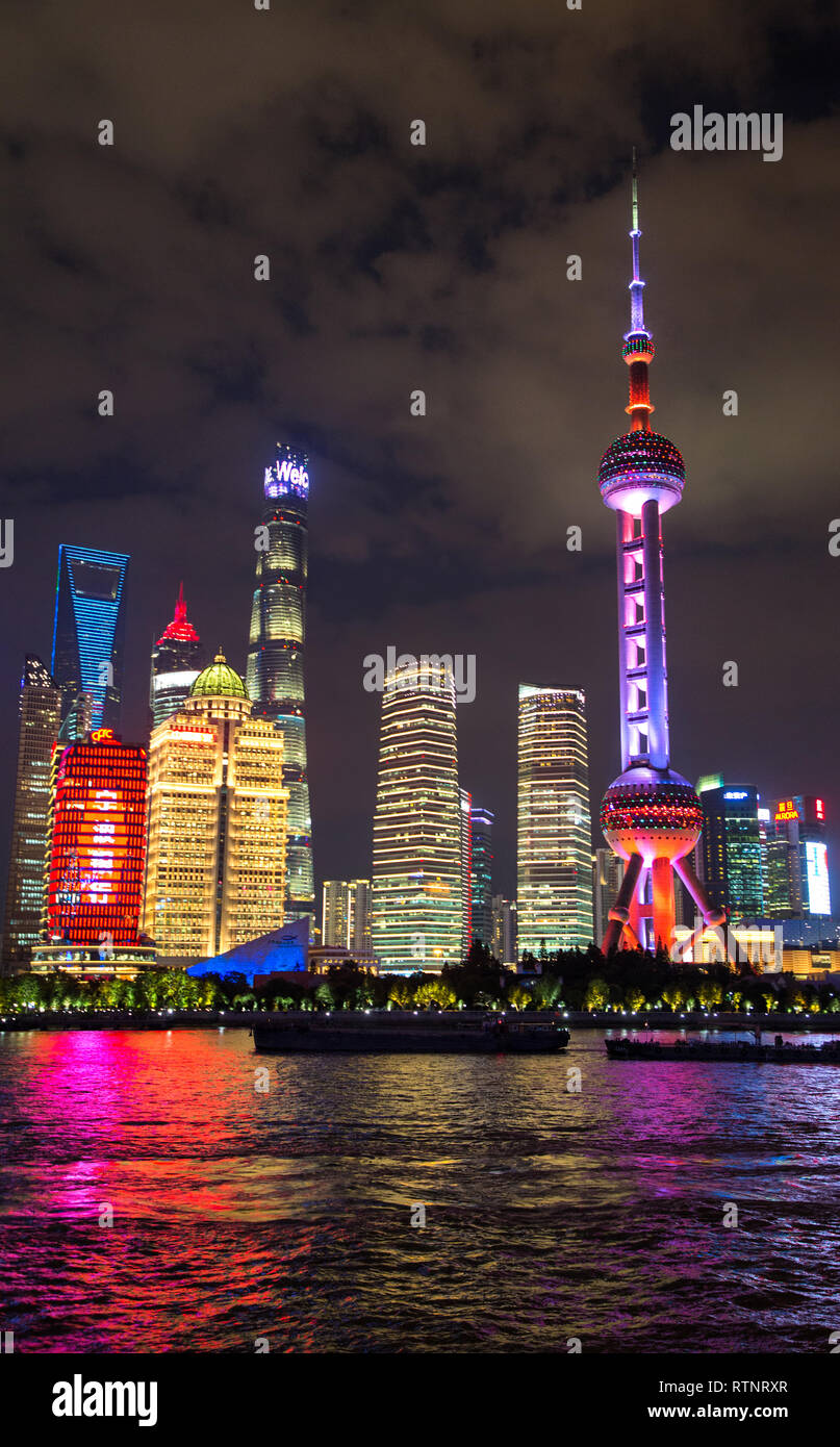 night view of shanghai,china,asia Stock Photo - Alamy