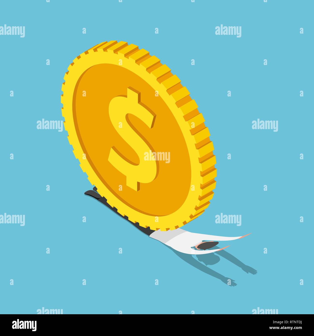 Dollar for the dead Stock Vector Images - Alamy