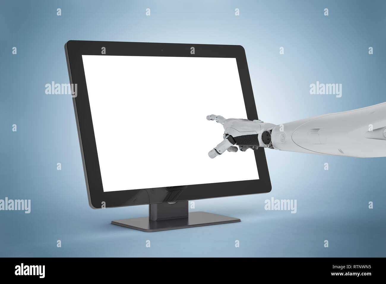 Monitor screen robot hi-res stock photography and images - Alamy