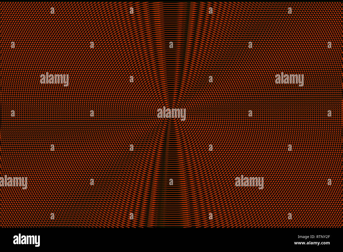 Red hypnotic optical illusion abstract background. Halftone glitch ...