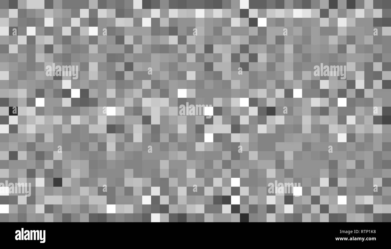 Abstract monochrome background. Texture with pixel square blocks ...